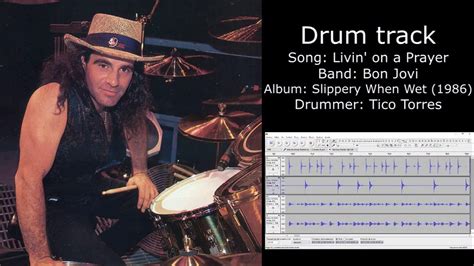 Livin On A Prayer Bon Jovi Drum Track YouTube