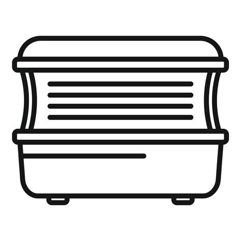 Ultraviolet Solarium Icon Outline Vector Sun Bed 20265837 Vector Art