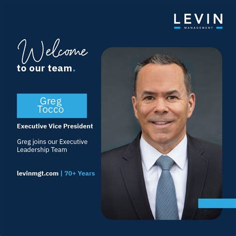 Levin Management Corporation On Linkedin Levinmgt Leadership Newhire