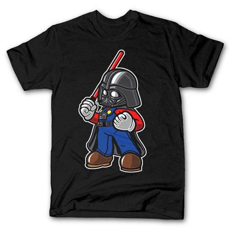 T Shirt Dark Vador Plombier Star Wars Homme Noir Ketshooop T