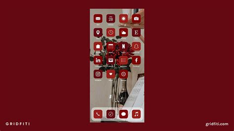 10 Red App Icon Packs For Ios 17 Iphone And Ipad Gridfiti