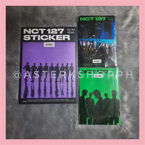 Nct 127 Sticker Sticker Seoul City And Sticky Version Photobook K