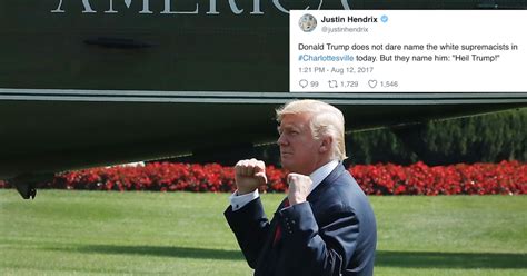 Tweets About Donald Trumps Charlottesville Speech Condemn The