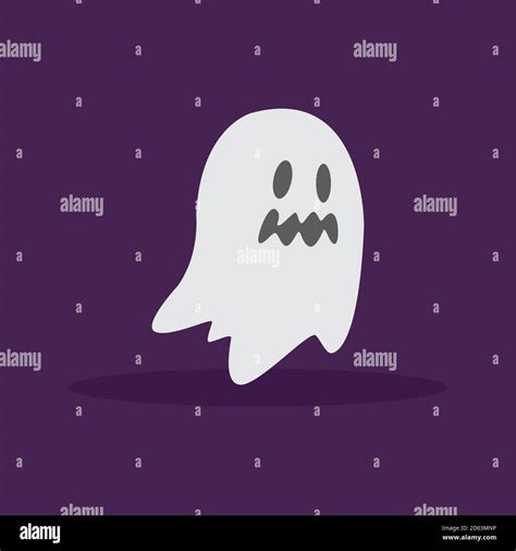 Scary Ghost Icon Halloween Season Icon Vector Stock Vector Image