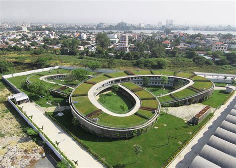 Vo Trong Nghias Farming Kindergarten Has A Garden On Its Looping Roof