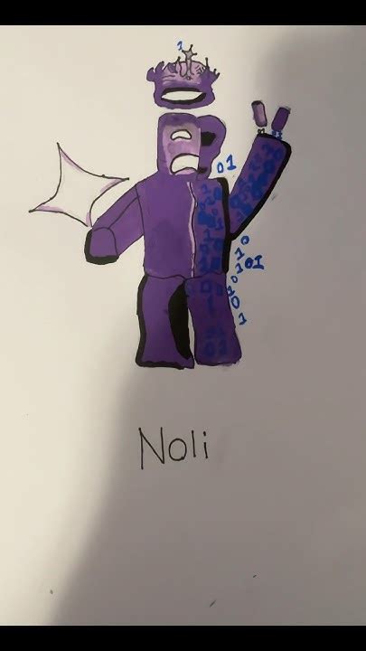 Lets Draw Noli From Forsaken Youtube