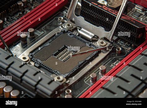 Cpu Socket Motherboard 3 Stock Photo Alamy