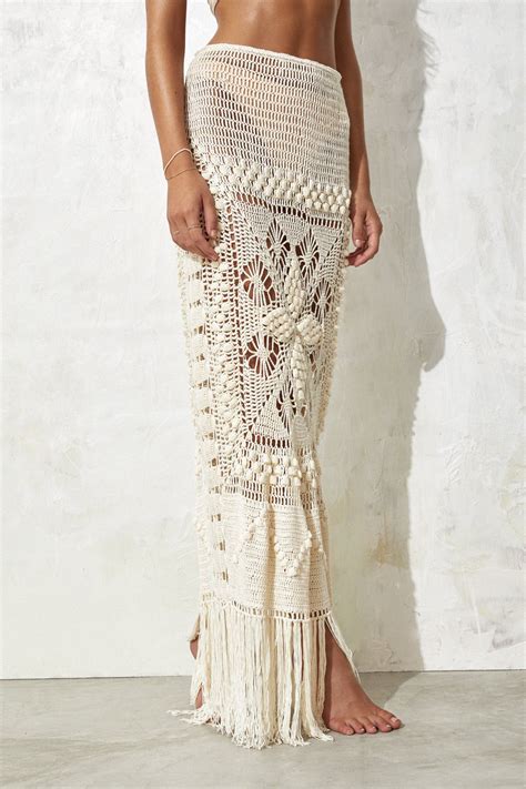 Crochet Maxi Skirt Crochet Fashion Patterns Skirts For Sale Linen