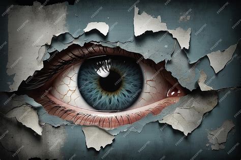 Premium Photo Torn Realities Grunge Texture Revealing Alternate