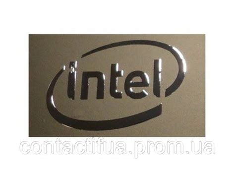 Наклейка Intel logo (chrome) 2,6x1,1cm (ID#1103448881), цена: 29 ...