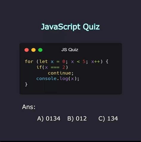 Test Your Coding Skills With An Exciting Javascript Quiz