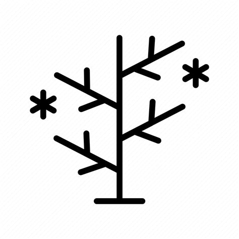 Winter Tree Snow Snowy Nature Icon Download On Iconfinder