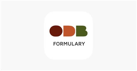 ‎odb Formulary On The App Store