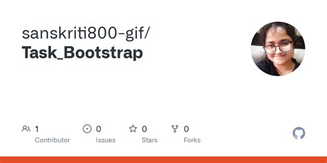 Github Sanskriti Task Bootstrap