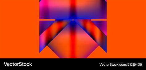 Vibrant Geometric Pattern With Triangles Vector Image