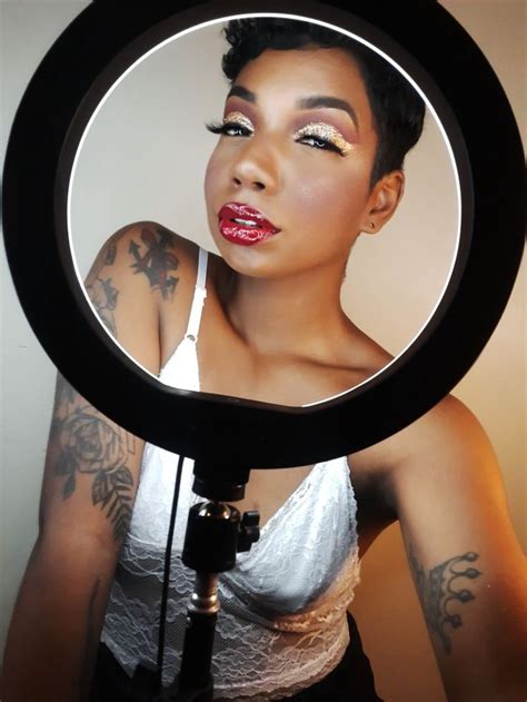 Makeup Para Pele Negra Makeup Pelé Hoop Earrings