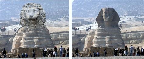 Figure5 Artistic Comparison Of The Sphinxes I E Lion Sphinx To The