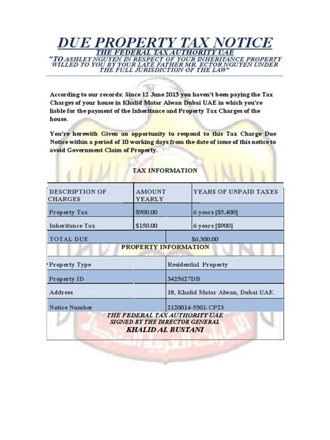 due property tax pdf