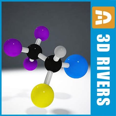 Maya Halothane Molecule Structure