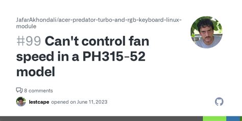 Can T Control Fan Speed In A Ph Model Issue