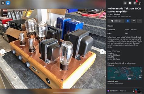 Tektron Tk Two 2a3 50s I Early Pre 2010 Model Manuals Schematics Photo 4646083 Us Audio Mart