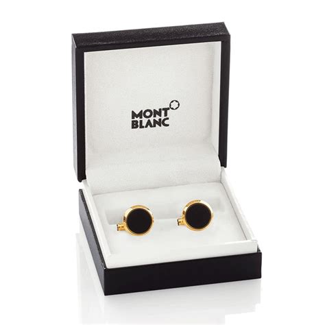 Montblanc Meisterstuck Yellow Gold Coloured Steel And Black Onyx