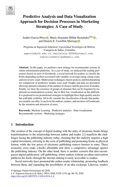 PDF Predictive Analysis And Data Visualization Approach For Decision
