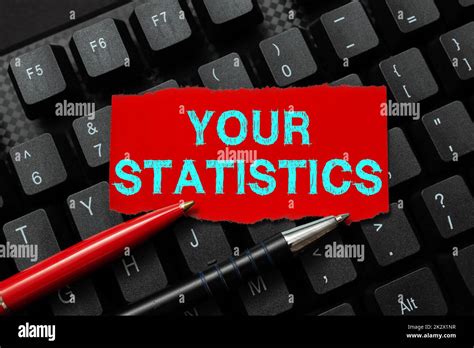 Text Sign Showing Your Statistics Business Overview Your Statistics Entering New Product Key