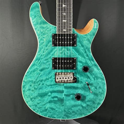 Prs Se Custom 24 Quilt Top Turquoise 976 Reverb