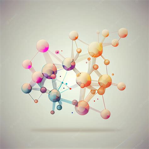 Premium Photo Abstract Connected Line Network Molecule