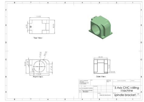 Spindle Bracket Pdf Industrial Processes Industrial Equipment
