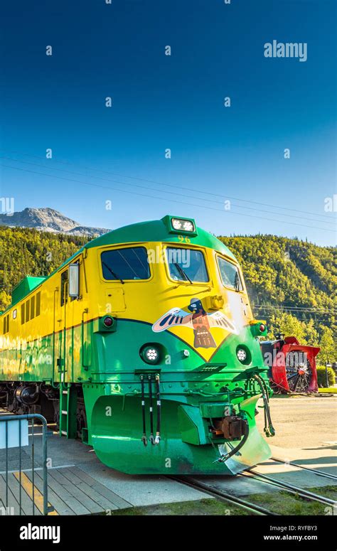 September 15 2018 Skagway Ak Diesel Electric Locomotive Engine 96