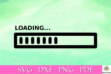 Loading Bar Svg Loading Svg Digital Download Svg Dxf Png Etsy