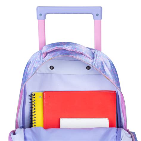 Kit Mochila Escolar Feminina Rodinha Frozen Lancheira E Estojo