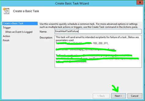 “send An E Mail” Windows Server 2012 Task Scheduler Deprecated Feature