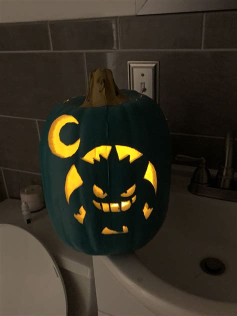 I Carved A Charizard Pumpkin Update Also Did Gengar General Elite