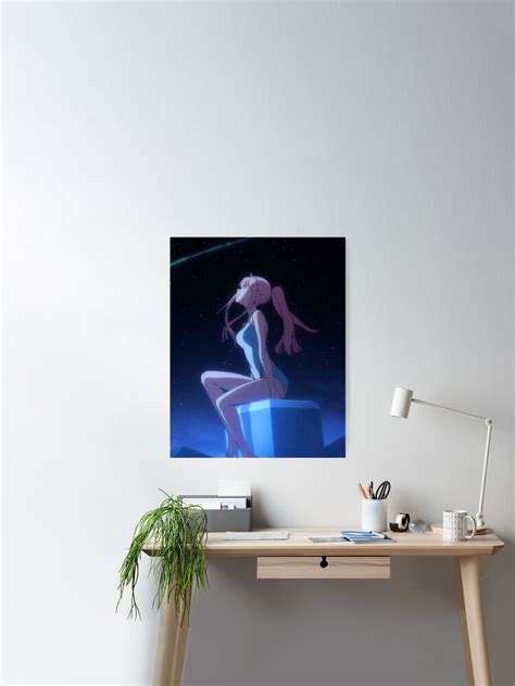 Zero Two Waifu Poster By Tsoma Redbubble