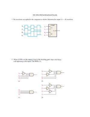 ECE 1551 Ass 3 1 Digital Logic With Dr Koviats Assignments ECE 1551 Studocu
