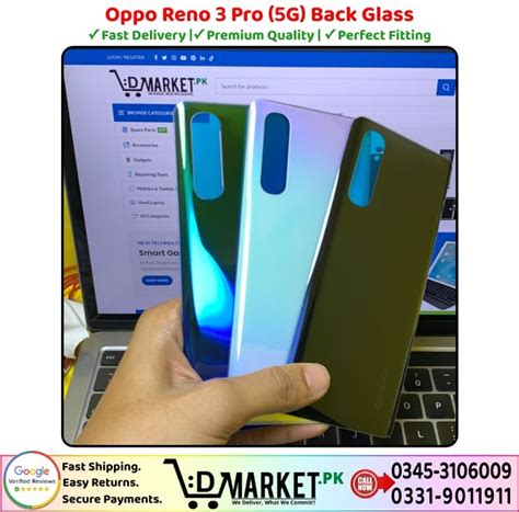 Oppo Reno Pro G Back Glass Price In Pakistan Dmarket Pk