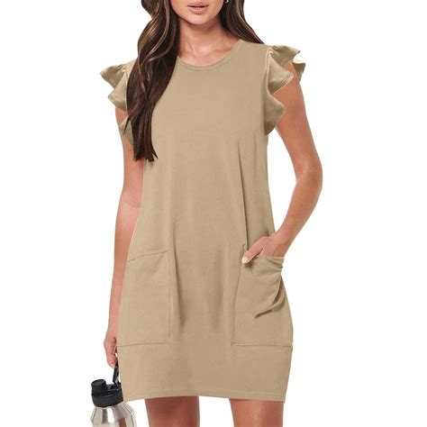 Leesechin Deals Summer Dresses For Women Ladies Plus Size Elegant Dress
