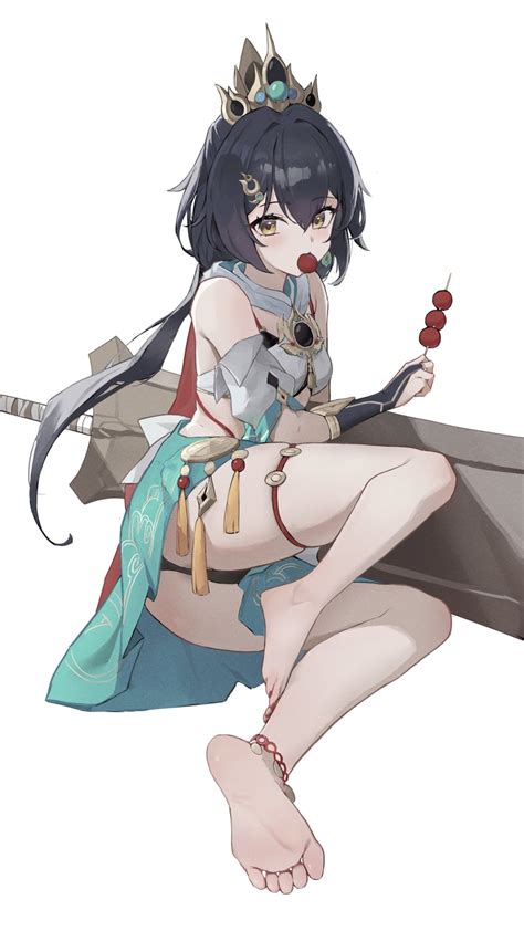 Yunli Honkai And 1 More Drawn By Hasu No Shiro Danbooru