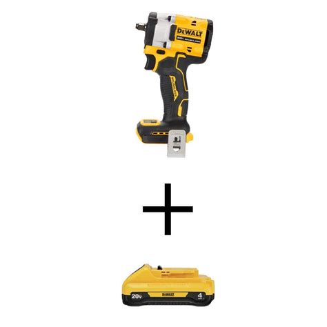 Dewalt Atomic 20 Volt Max Cordless Brushless 3 8 In Impact Wrench With
