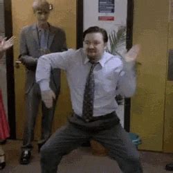 Man Crazy Dancing In The Office 