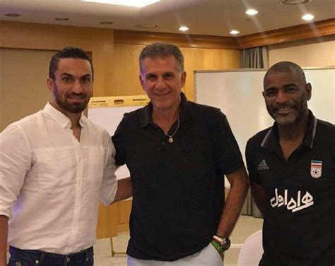 حضور خالد شفیعی در اردوی تیم ملی ایران عکس