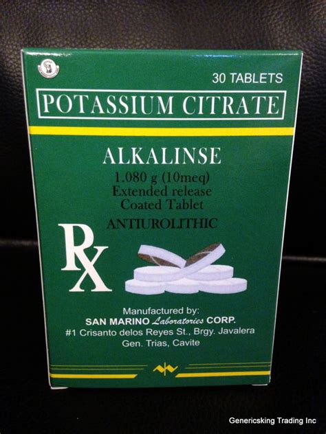 Potassium Citrate For Sale Philippines