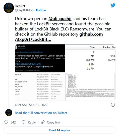 Lockbit Ransomware Builder Leaked Online By “angry Developer”