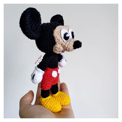 Boneco Mckey Mouse Amigurumi Elo7 Produtos Especiais