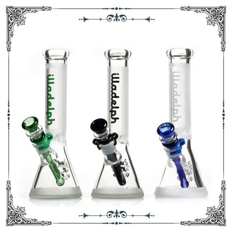Wholesale Best Quality Material 10 Inches Sandblasted 7mm Beaker