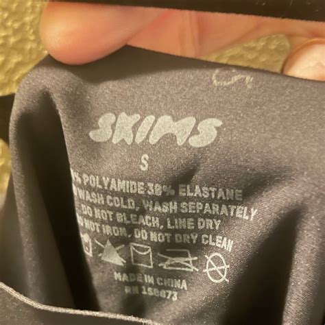 SKIMS Tops Skims Naked Scoop Brief Bodysuit Color Onyx Small Nwt