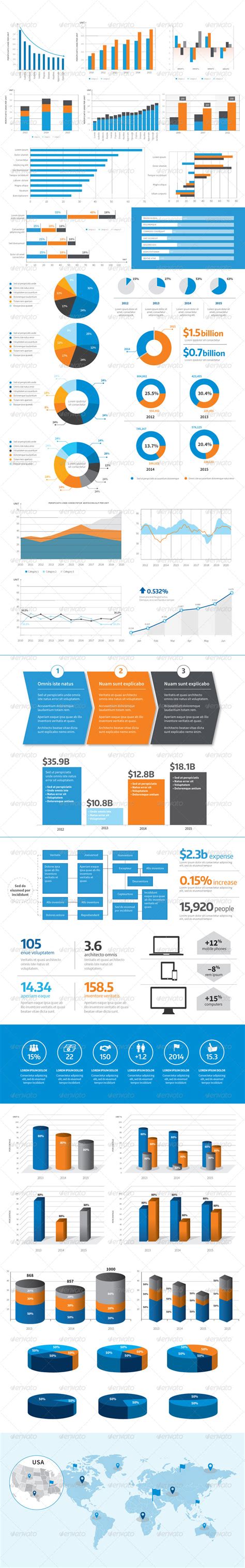Statistic Infographic Vector Infographics Graphicriver